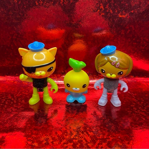 Mattel | Toys | Octonauts Figures Dashi Kwazii And Tunip Vegimal Lot ...